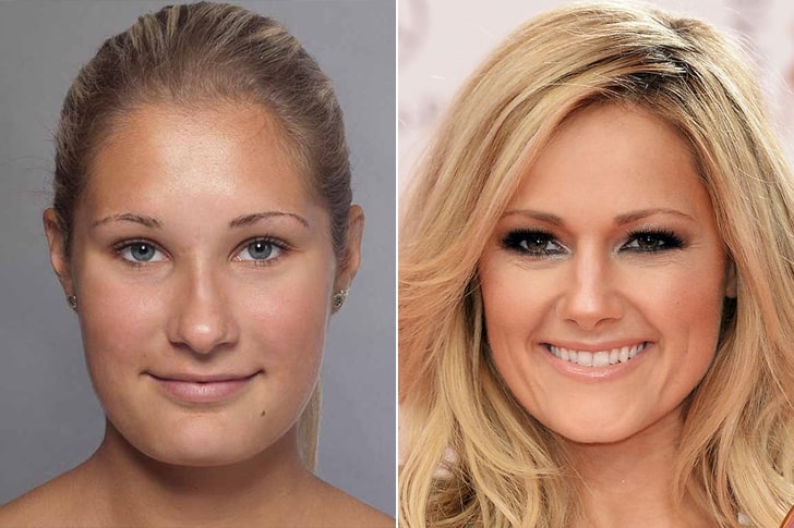 Kanns Du diese wunderschönen Berühmtheiten auch ohne ihr Make-up ...